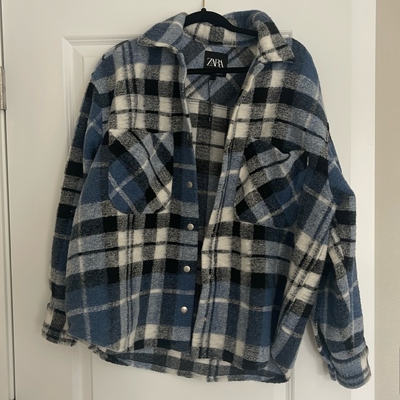 Zara | Jackets & Coats | Zara Lightweight Shacket Size M | Poshmark
